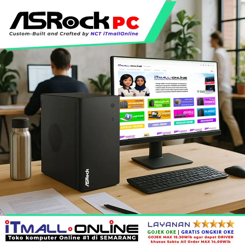 ASROCK Komputer Kantor Rakitan Siap Pakai - Toko Komputer Semarang ...